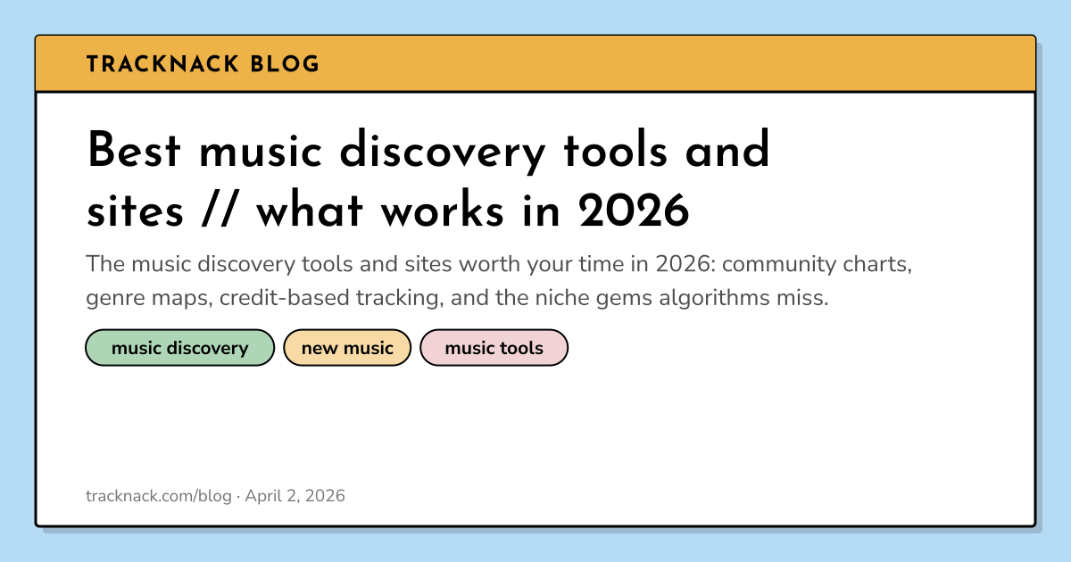 New music discovery: tools and sites worth using in 2026